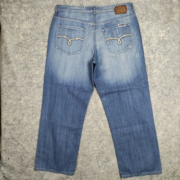 Ecko Unlimited | Jeans | Ecko Unltd Baggy Y2k Jeans Mens 42x32 Loose Wide Leg Skater Hip Hop ...